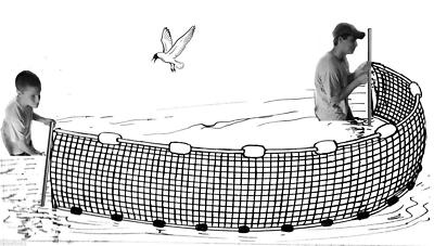 Ranger 4' X 12' Seine Minnow Drag Net | eBay