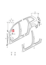 Audi Q7 4m Engine Undertray Noise Insulation Genuine 4M0825236AA for ...