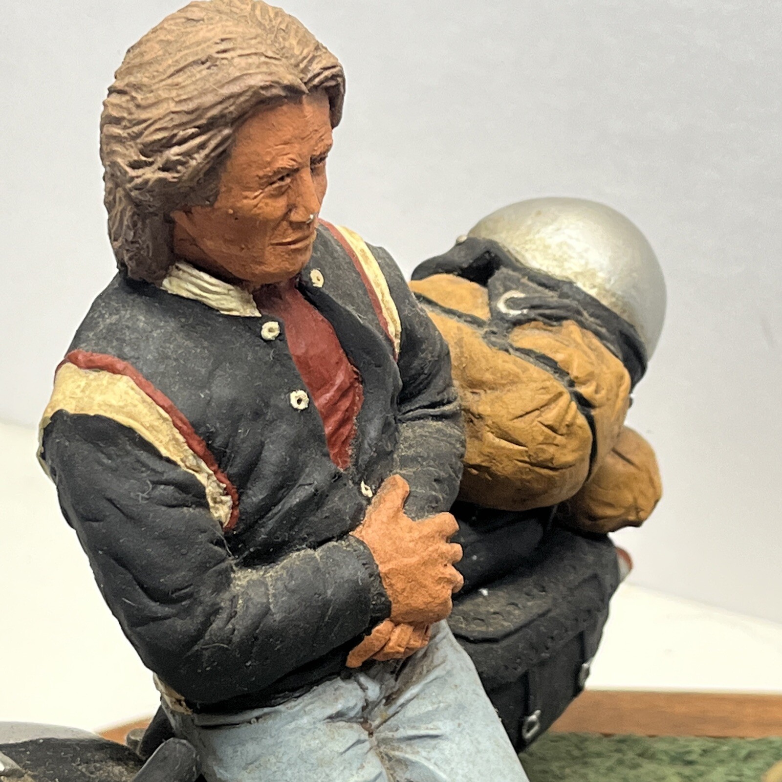 Harley-Davidson Vintage “The Reunion” Grey Ghost Fatboy Statue Figurine ...