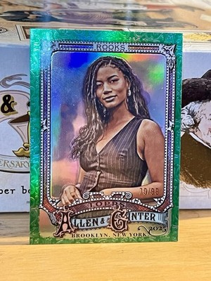 2025 Topps Allen & Ginter #268 Taylor Rooks Numbered Chrome Green ...