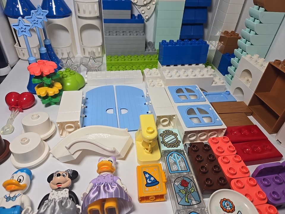 LEGO DUPLO Lot Disney 3in1 Magic Castle Building Set Parts 10998 Frozen Figures | eBay