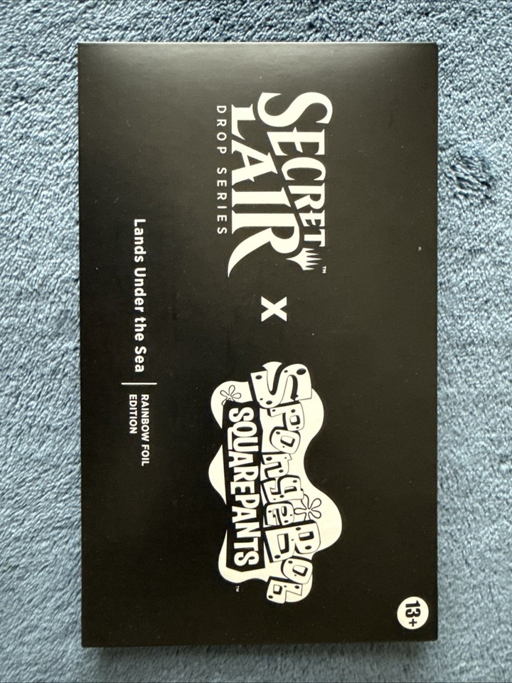 MTG SpongeBob Secret Lair Rainbow Foil Complete Set | eBay