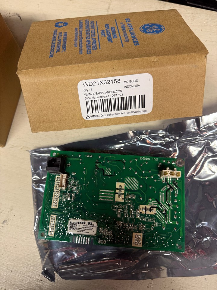 WD21X32158 GE Dishwasher Electronic Control Board WD21X24250 ...