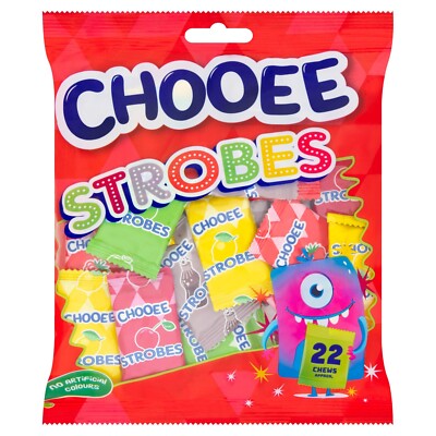 Pack of 3 x Chooee Strobes Chews Sweets 180g | eBay UK