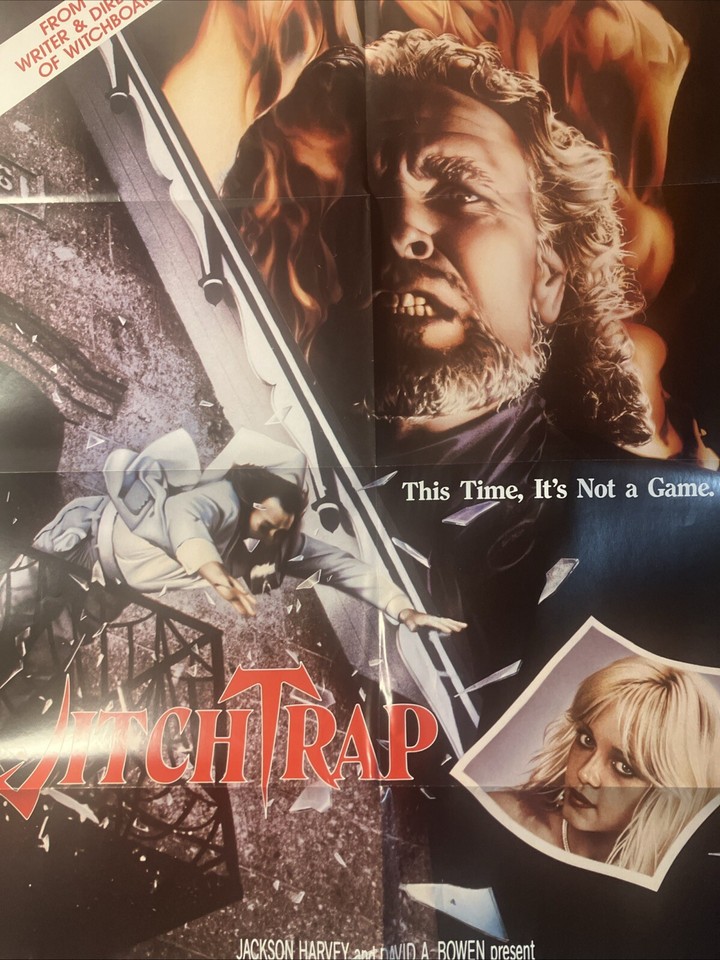 Witchtrap 1989 Original 27X40 Video Store Promo Movie Poster Linnea Quigley | eBay