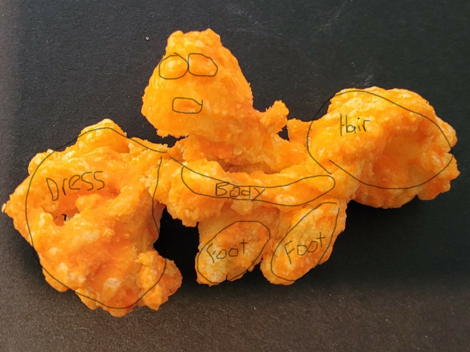 Massive Cheeto Shaped Like Yoshi carrying Princess - Over 3 inches ...