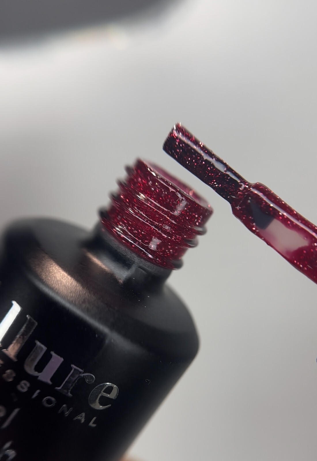 Reflective gel polish ALLURE Professional Bright Ruby, 15ml - Color ...