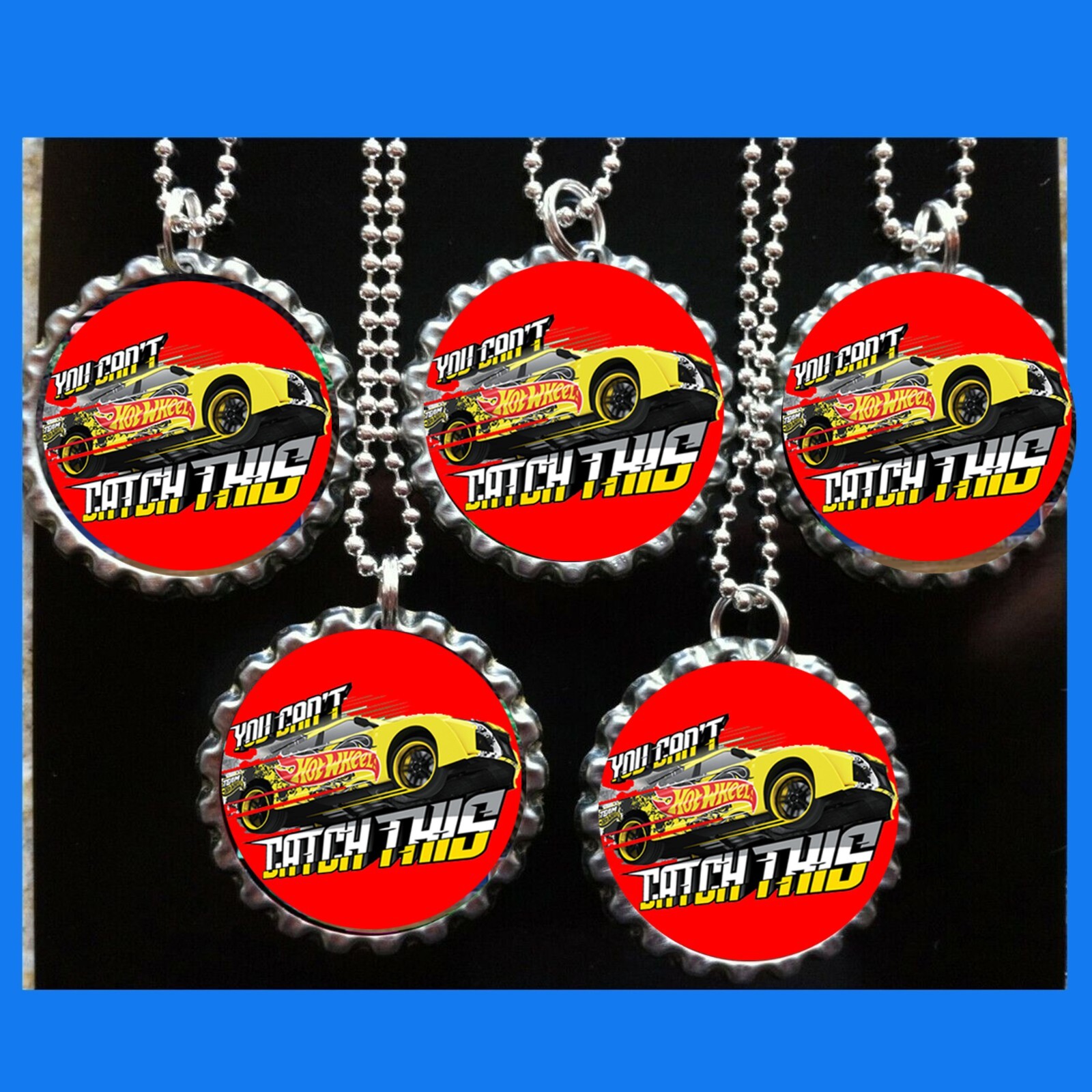 Hot Wheels lot 10 necklaces necklace party favors birthday loot bag ...