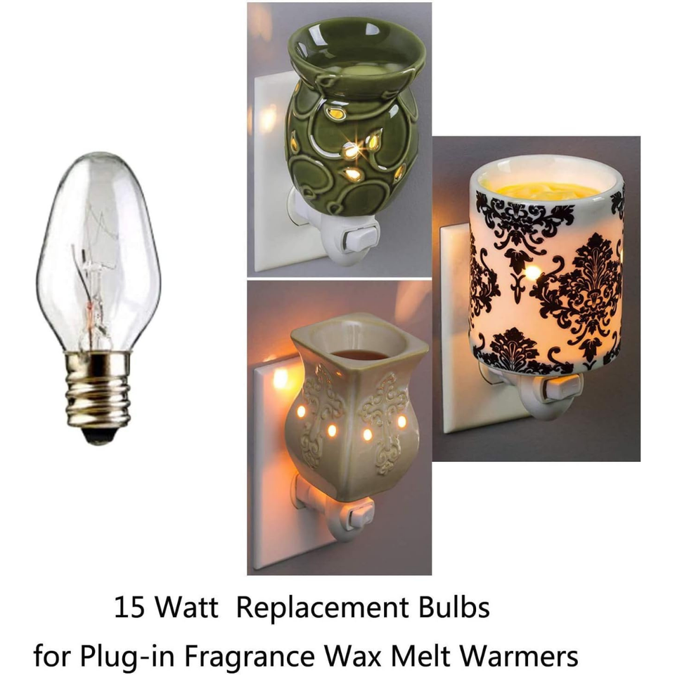18 Packs Scentsy Wax Light Bulbs For Wax Warmer Heater Wax Warmer Bulbs ...