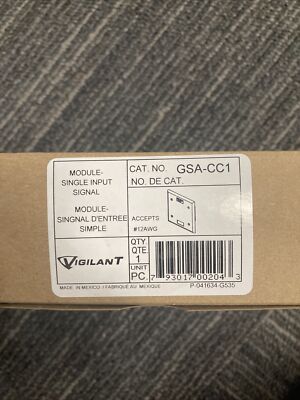 New! Mirtone GSA-CC1 Module Single Input Signal Fire Alarm | eBay