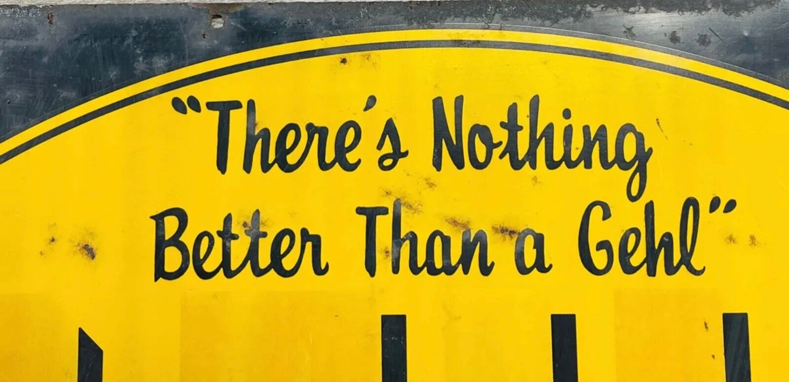 Rare Original Vintage GEHL Farm Equipment Dealer’s Advertising Sign 20 ...