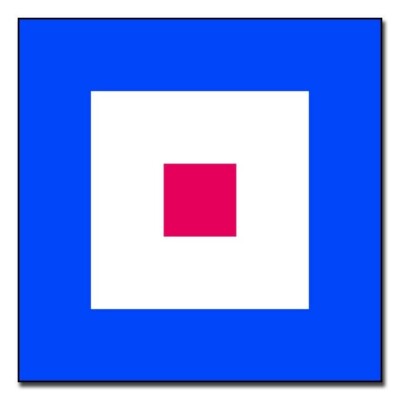 Whiskey Signal Flag Decal - Signal Flag Sticker - Nautical Flag Decal ...