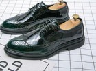 Mens Dress Brogues Derby Wing Tip Formal Business Lace Up Wedding ...