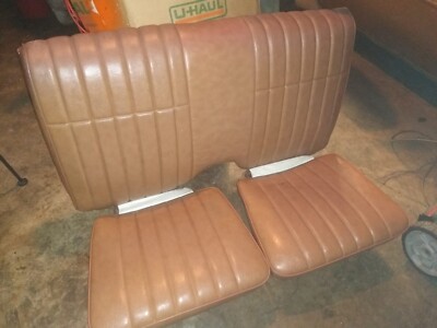 1979 PONTIAC FIREBIRD TRANS AM REAR SEAT CAMEL TAN STANDARD VINYL ...