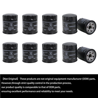 New Engine Oil Filter 10 PACK 15208AA160 for Subaru Impreza Legacy ...