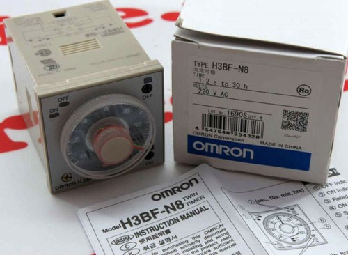 1PC New Omron H3BF-N8 AC 220V Timers H3BFN8 AC220V In Box Free Shipping ...