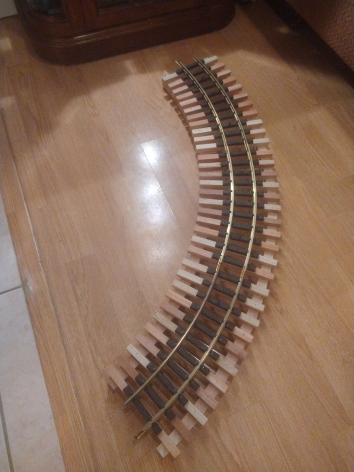G Scale Garden Ceiling Trestle Train R1 Track Support 1/4 turn For LGB ...