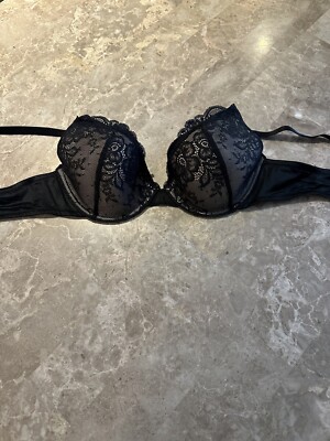 Self Expressions by Maidenform Bra Size 38B Black Style 05125 Lace ...