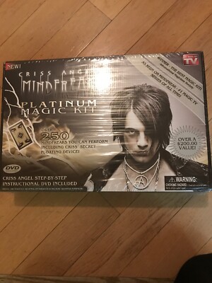 Criss Angel Mind Freak Platinum Magic Kit Over 250 Magic Tricks NEW-DVD ...