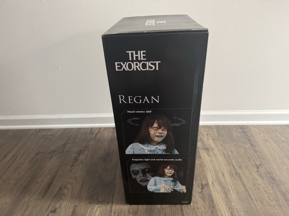 Spirit Halloween 2022 5ft The Exorcist Regan Halloween Animatronic Prop ...