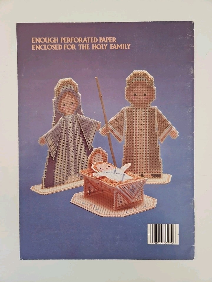 Leisure Arts THE NATIVITY Perforated Paper Cross Stitch Pattern Leaflet ...