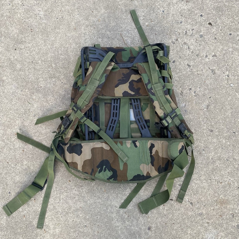 USGI M81 Woodland Camo Molle II Large Main Pack Rucksack | eBay