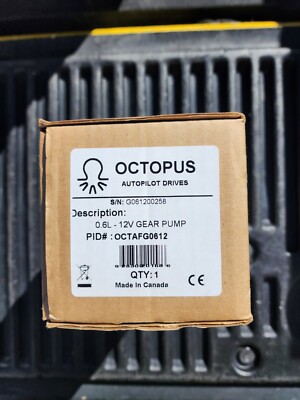Octopus Autopilot Drives Octafg0612 Hydraulic Gear Pump 12V 6-9Ci ...