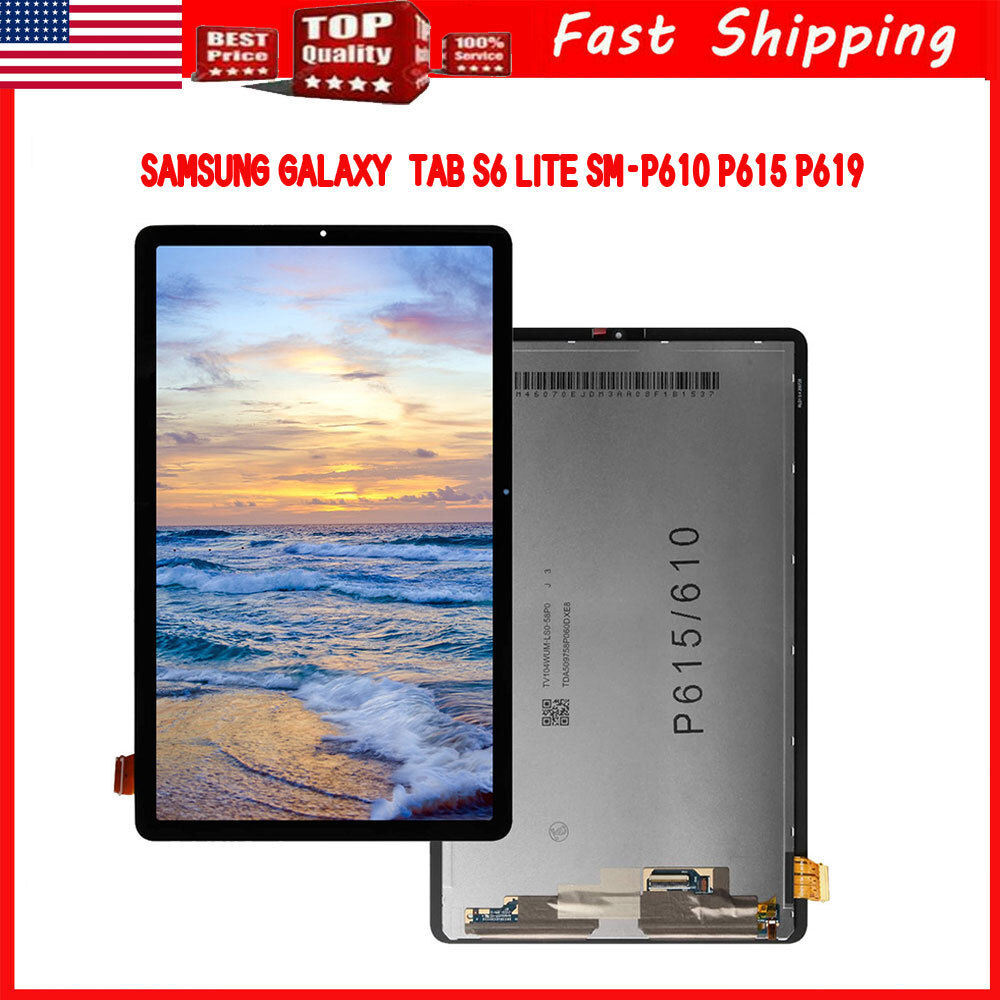 For Samsung Galaxy Tab S6 lite SM-P610 P615 P619 LCD Touch Screen ...