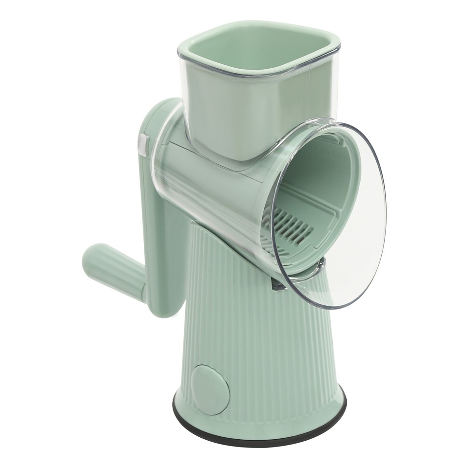 3 In 1 Vegetable Fruit Slicer Cutter Shredder Food Manual Rotary Grater ...