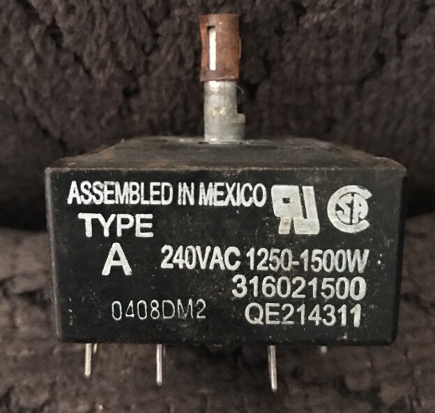 Frigidaire Oven Range Stove Surface Element Switch 316021500 QE214311 ...