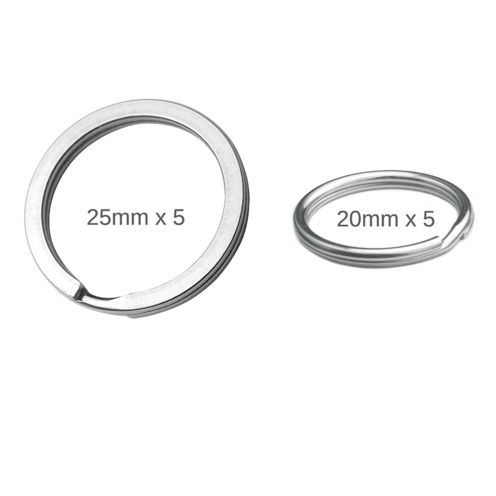 316 Stainless Steel Key Ring Key Chain Split Key Ring Marine Grade ...