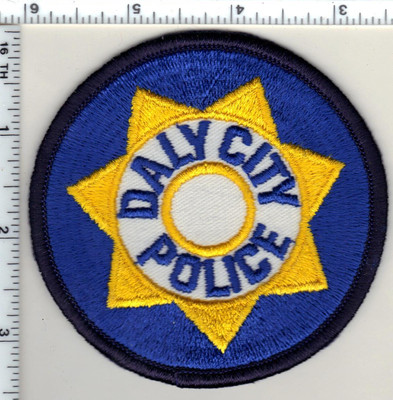 Daly City Police (California) 3rd Issue Shoulder Patch - new from 1985 ...
