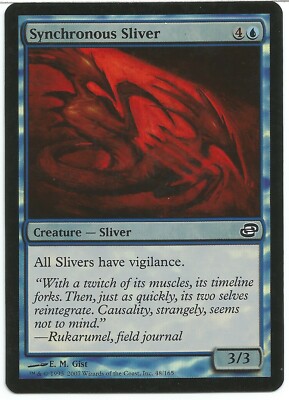 MTG Synchronous Sliver FOIL Planar Chaos Common LP | eBay