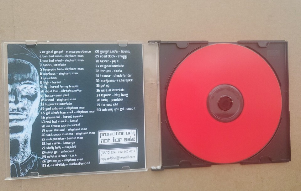 Dancehall Reggae Mixtape CD 40 Tracks DJ Fidel Rebuke Them TOK Elephant ...