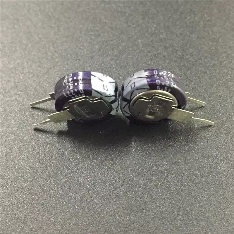 5.5V 0.22F Farad Super Capacitor 11.5x13mm Brother Printer Repair 2pc ...