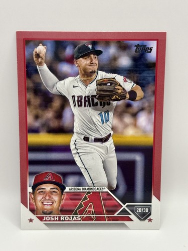 2023 Topps Series 1 - Josh Rojas #60 Mother's Day Hot Pink /50 for sale ...