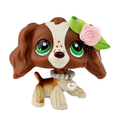 Mini Pet Shop Chocolate Cocker Spaniel Dog #156 with Accessories for ...