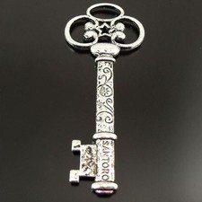25pcs Retro Punk Steampunk Mixed Key Head Pendant Charm Jewelry Making ...