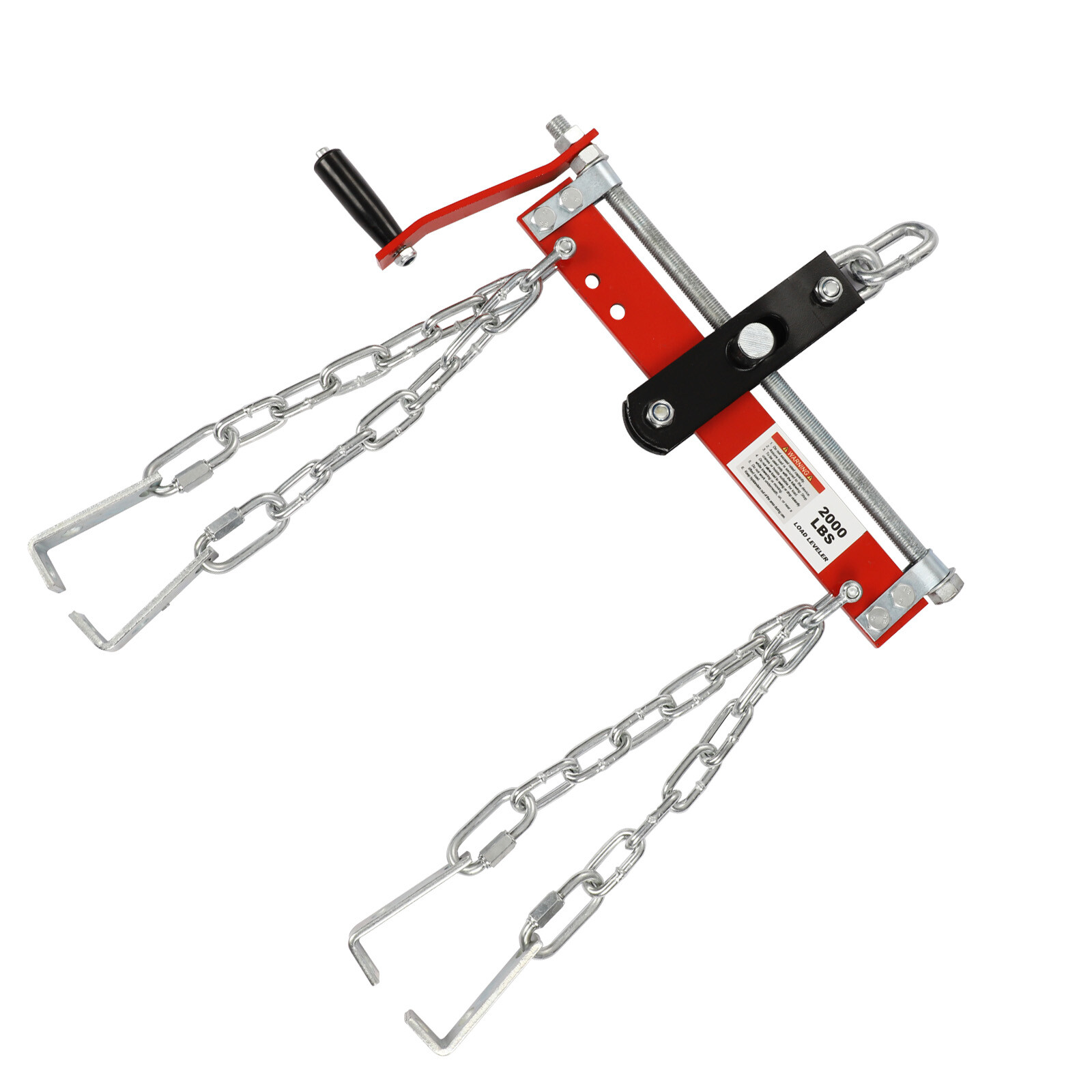 2000LB 900KG ENGINE LEVELLER CRANE HOIST CHAIN LOAD GARAGE LIFT LOADING ...