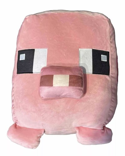 Minecraft Mattel Cuutopia 14” Soft Plush Pink PIG. New Without Tag ...