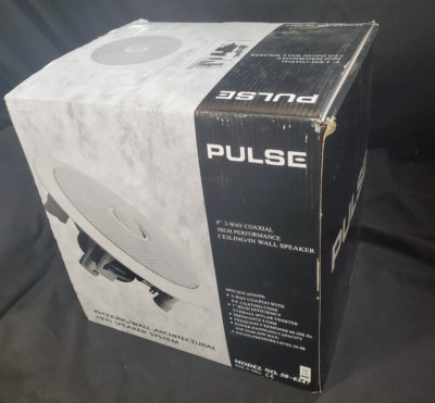 Pulse 8 Inch Ceiling Speakers with Directional Tweeter (Pair) – 30W RMS ...