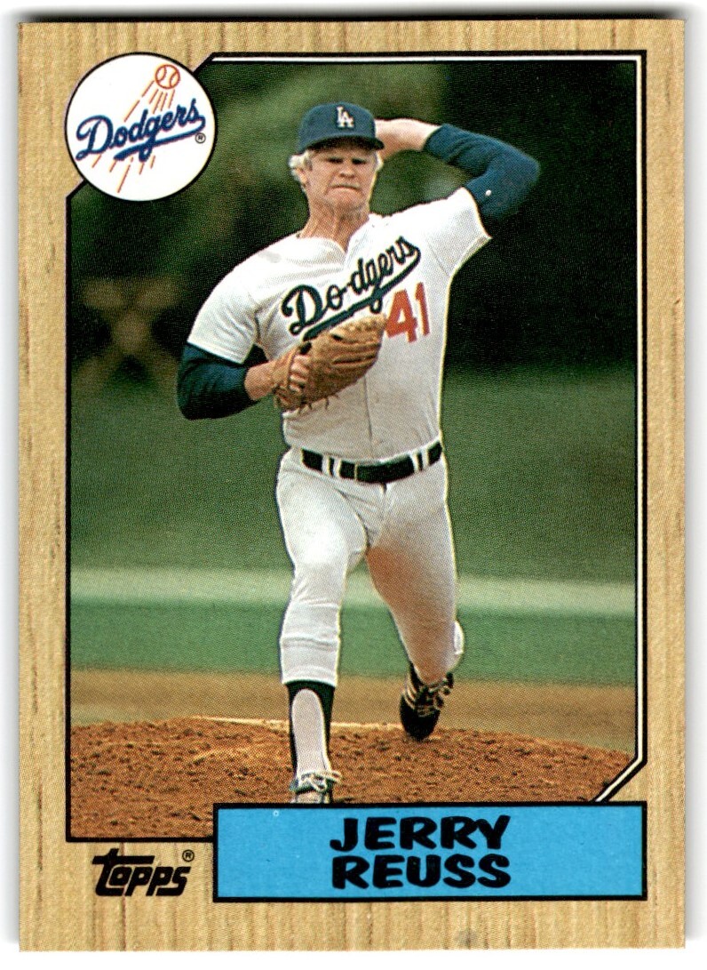 1987 Topps Baseball Cards Jerry Reuss Los Angeles Dodgers #682 | eBay