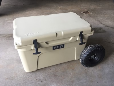 Yeti Cooler 45 Wheel Tire Axle Kit "THE HANDLE" Accessory Included-NO ...