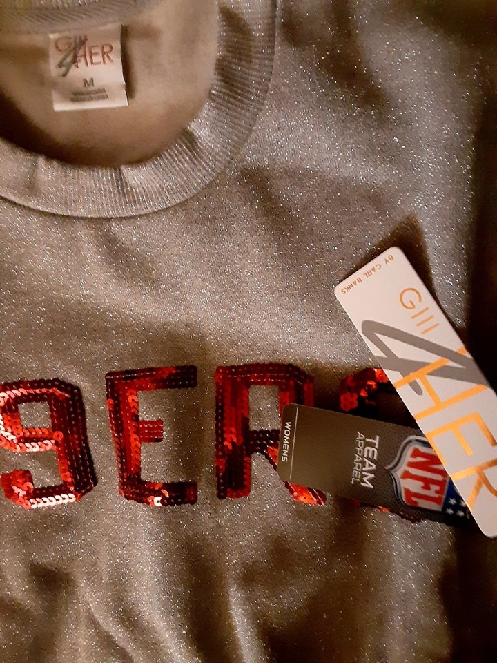 San Francisco 49ers Women's G-III Sequence Crew Neck Sweatshirt XL or ...