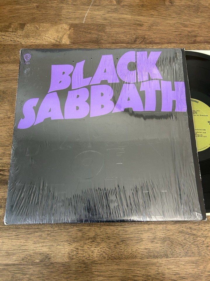 Black Sabbath Master of Reality Vinyl Record LP BS 2562 1976 Shrink ...