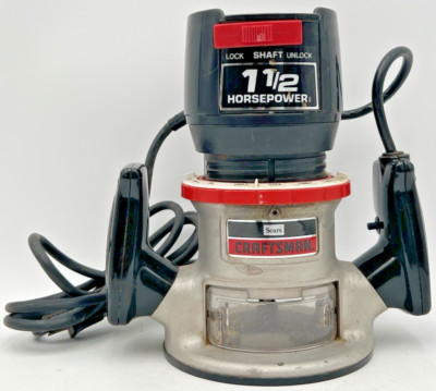 SEARS CRAFTSMAN ROUTER MODEL 315.17492 1-1/2 HORSEPOWER DOUBLE ...
