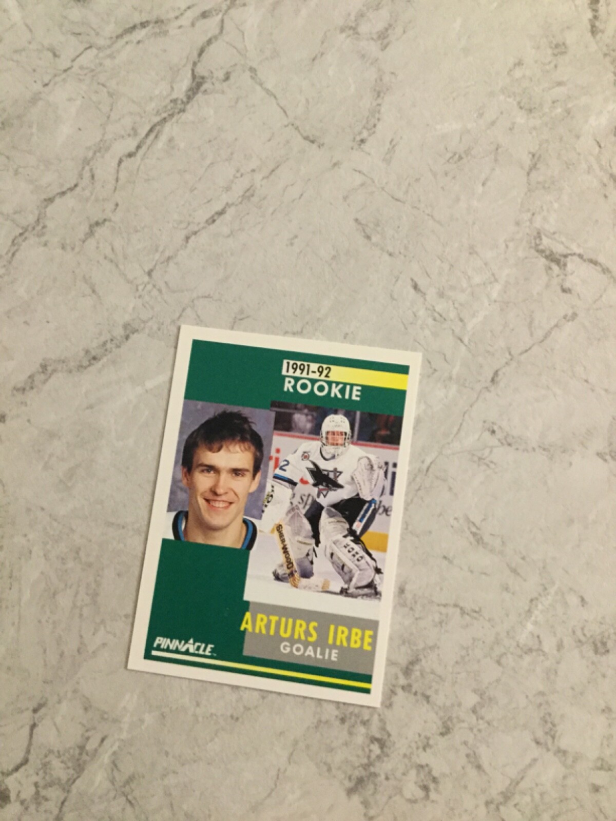 1991 pinnacle Arturs Irbe rookie card | eBay