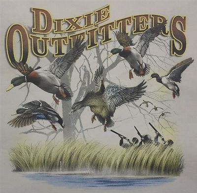 DIXIE OUTFITTERS DUCK HUNTING HUNTER SHIRT #5902 | eBay