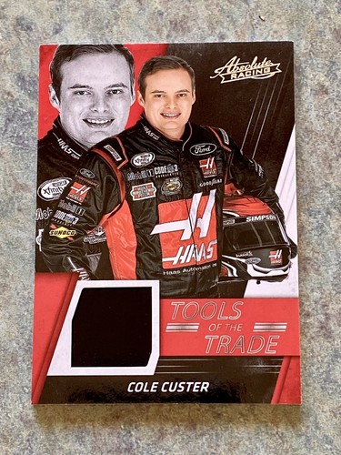 2017 Panini Absolute Racing Cole Custer Race Used Material Card! | eBay
