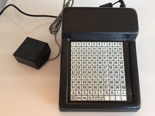 Ordermatic Order-Matic point of sale midel 824 Secure Pass Time Clock W ...